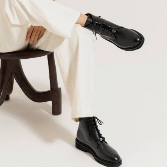 Dear Frances | Shoes | Dear Frances 0 Leather Park Boot Black | Poshmark